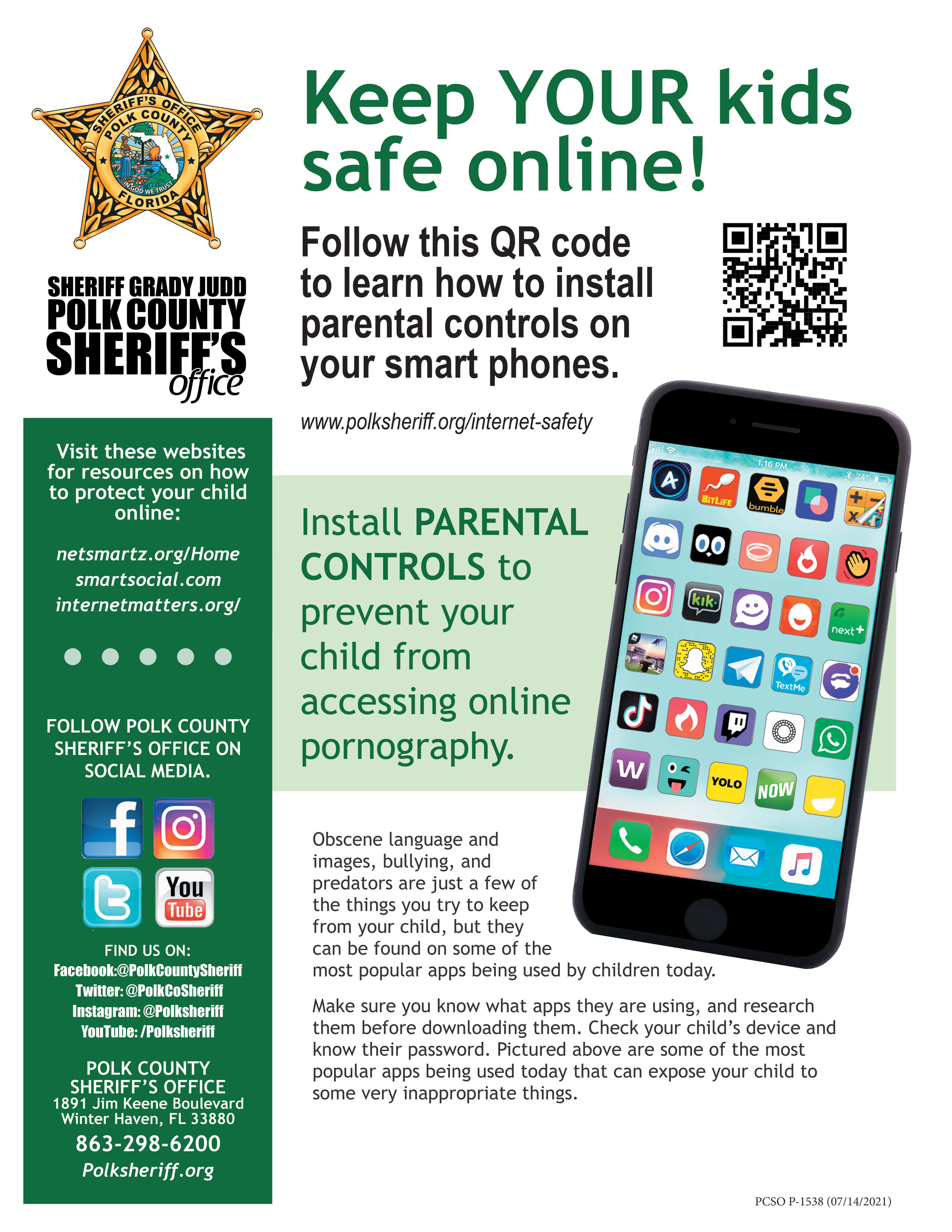 Internet Safety | Polk County Sheriff's Office